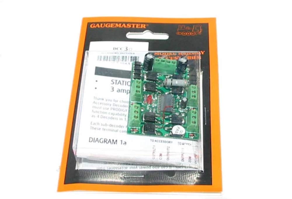 Gaugemaster DCC30 Prodigy DCC Accessory Decoder for Four Accessories ...