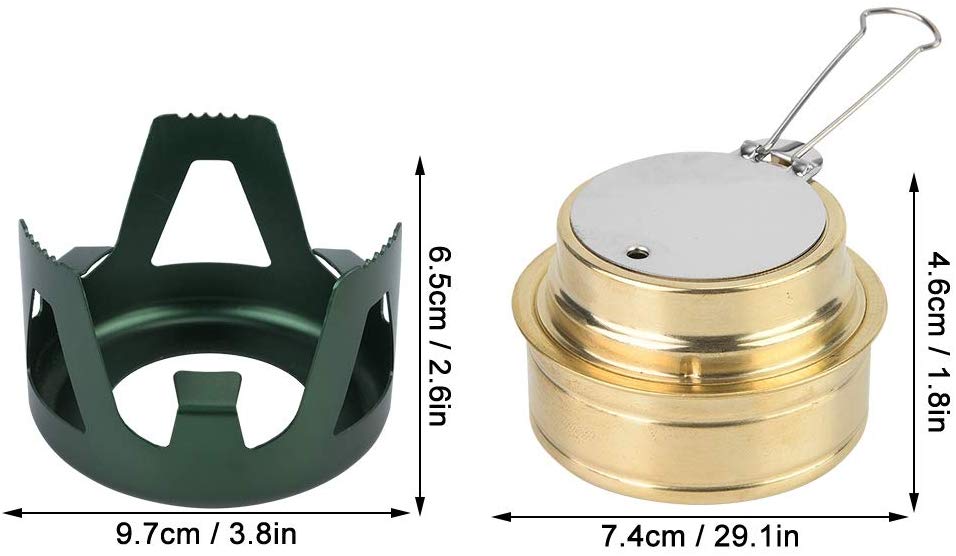 VGEBY1 Spirit Burner, Alcohol Stove Mini Spirit Burner Camping Mini ...