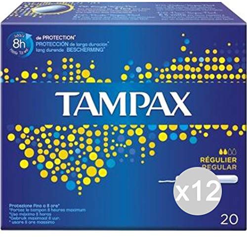 Set 12 TAMPAX Regular Sanitary Pads X 20 Female Intimate Hygiene – BigaMart