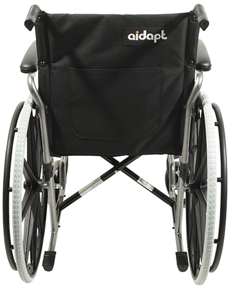 The Aidapt Self Propelled Steel Wheelchair has a powder coated frame ...