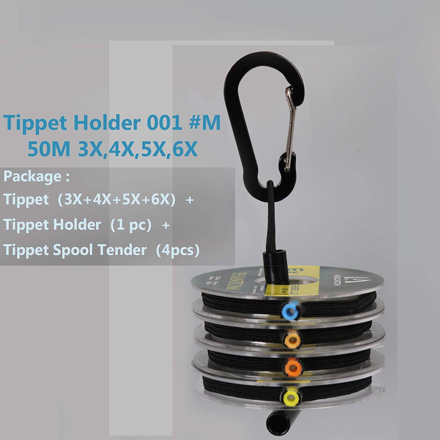 MAXIMUMCATCH Fly Fishing Tippet Line (3X, 4X, 5X, 6X) with Tippet ...