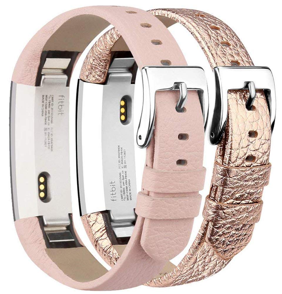 Tobfit Fitbit Alta Strap Alta HR Straps Leather Stainless Steel Secure ... Tobfit Fitbit Alta Strap Alta HR Straps Leather Stainless Steel Secure ...