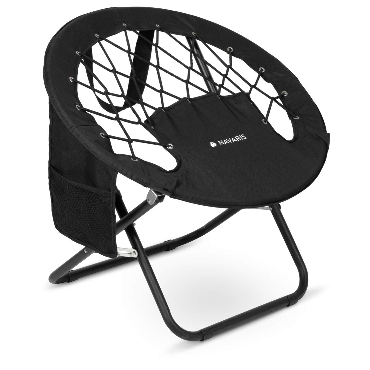 Navaris Lightweight Bungee Chair for Camping – Elastic Folding Chair ...
