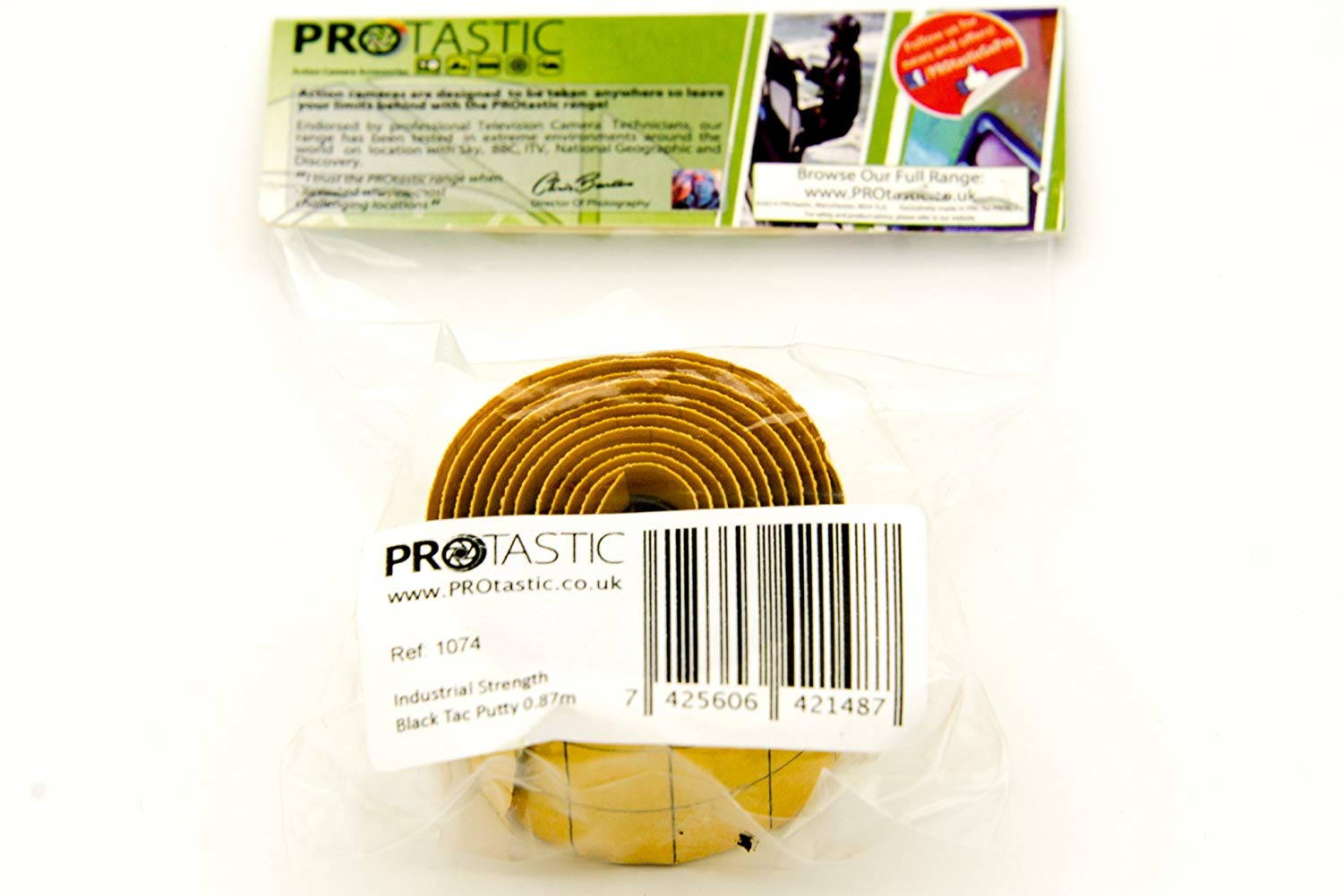 PROtastic Industrial Strength ORIGINAL Black Tac Tack Putty (1 metre ...