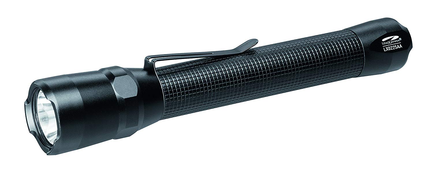 LiteXpress Competition LED AA Flashlight 285 lm, Aluminium, Black ...