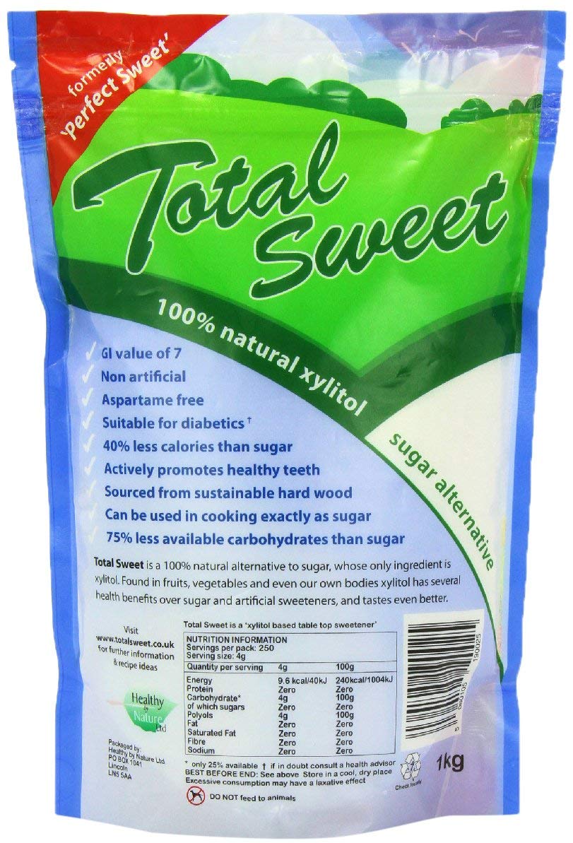 Total Sweet 100% Natural Xylitol, 1kg – BigaMart