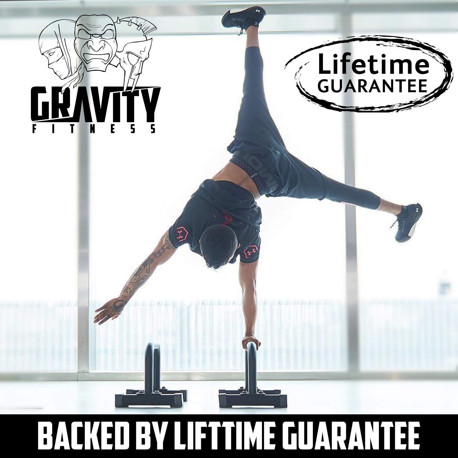 Gravity Fitness Parallettes – Medium – New 38mm Handles – Calisthenics ...