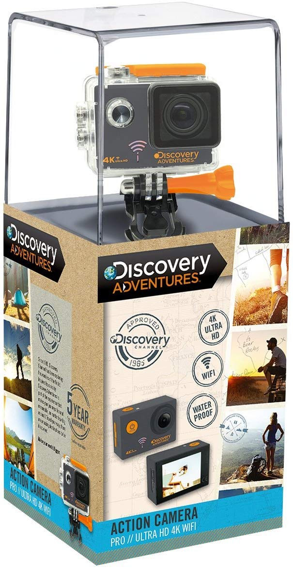 Discovery Adventures 4K Ultra-HD Wi-Fi Pro Action Camera – Black – BigaMart