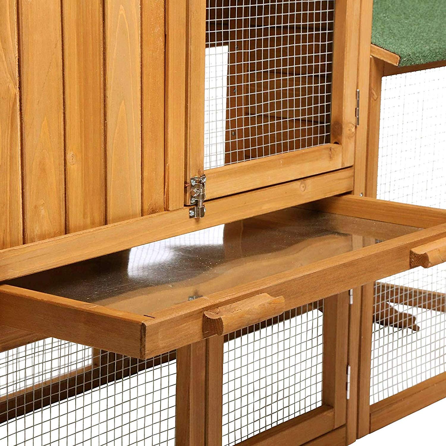 dibea RH10240 Premium (147 x 52 x 85 cm), Large Rabbit Hutch 2 Floors ...