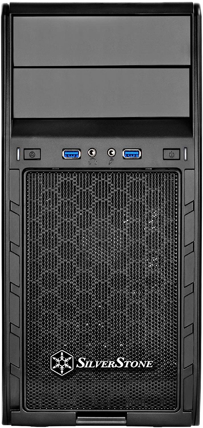 SilverStone SST-PS12B – Precision Mini Tower Micro ATX Computer Case ...
