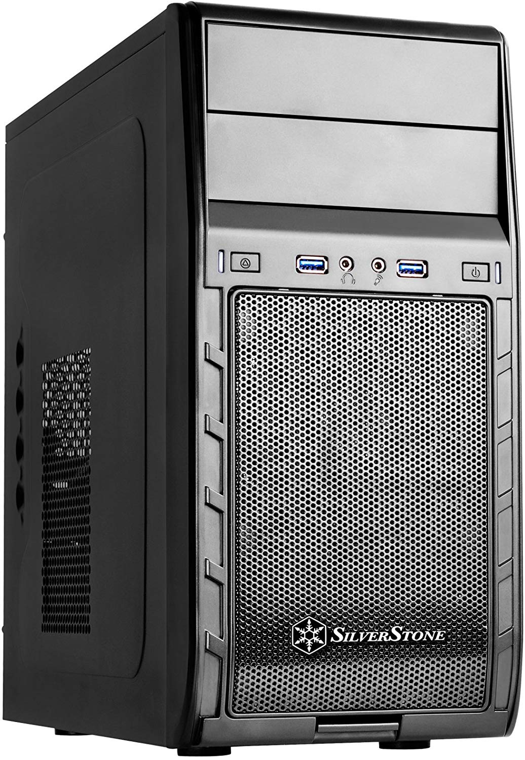 SilverStone SST-PS12B – Precision Mini Tower Micro ATX Computer Case ...