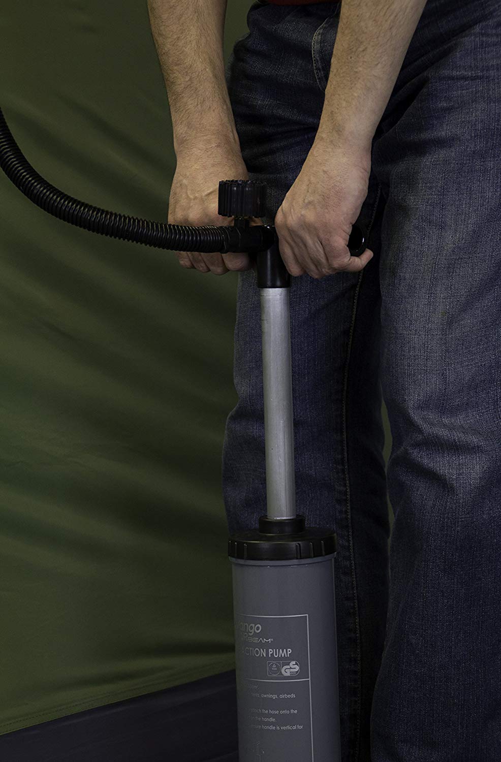 Vango Odyssey Inflatable Family Tunnel Tent, Epsom Green, Airbeam 600 ...