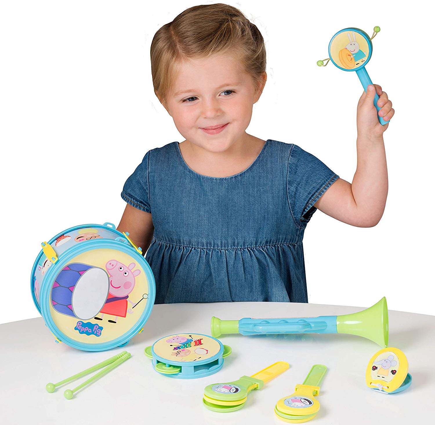 Peppa’s Musical Band Set | Peppa Pig Roleplay | Includes Drum, Trumpet ...